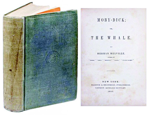 Herman Melville y Nathaniel Hawthorne cartas náuticas de 'Moby Dick ...
